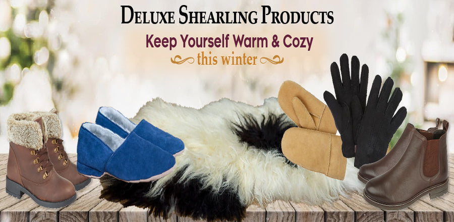 Deluxe shearling Products - Keep Youself Warm & Cozy This Winter