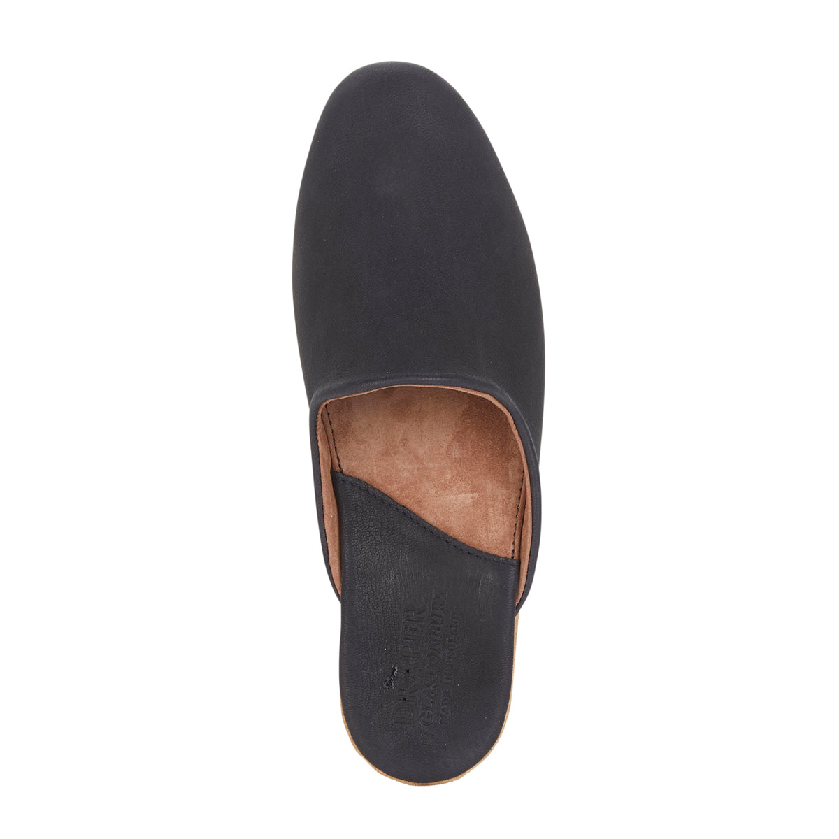 Archie Highland Deerskin Slippers | Mens Leather Mule Slipper | Draper