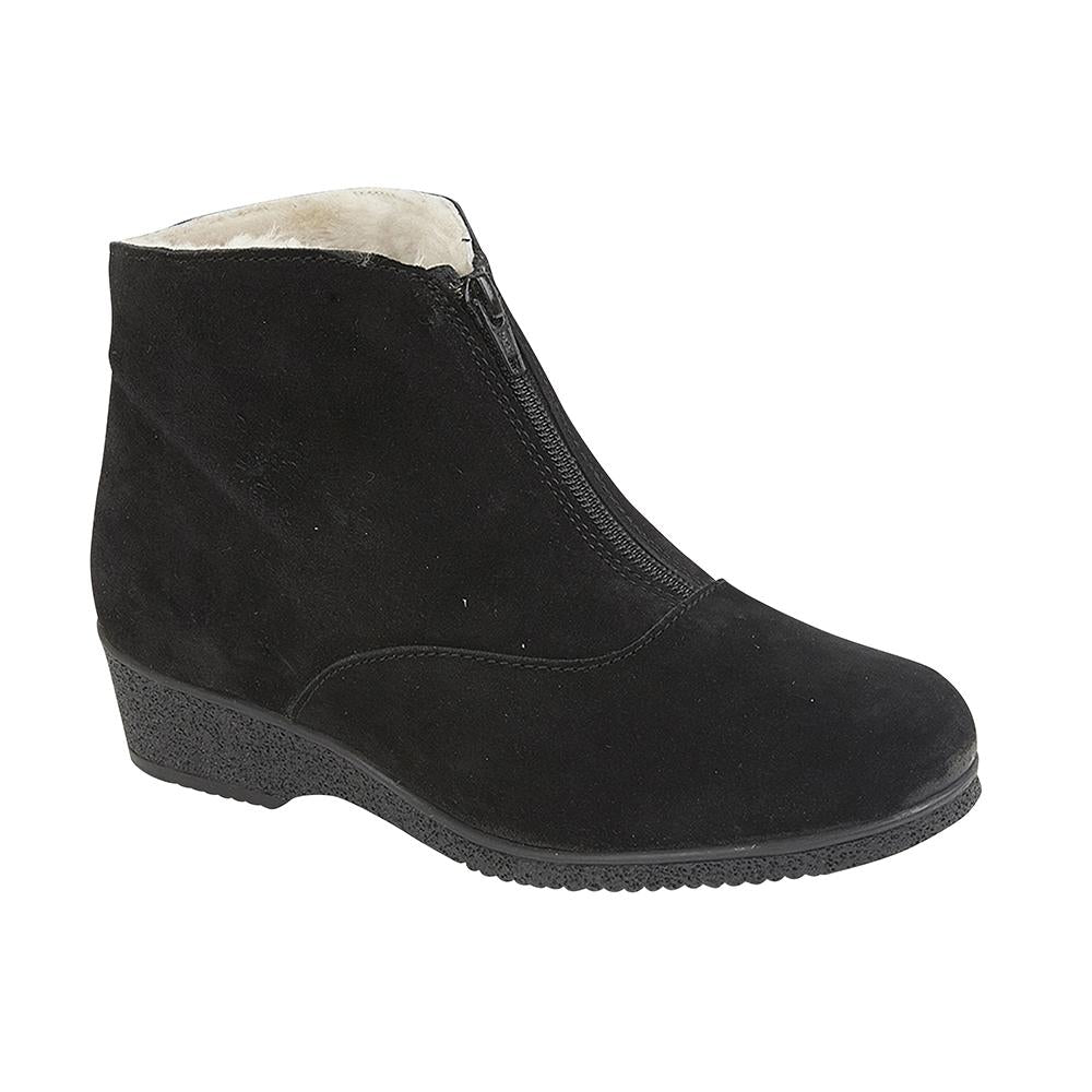 Dartmoor | Women Boots | Waterproof Shearling Boots | Black | Drapers
