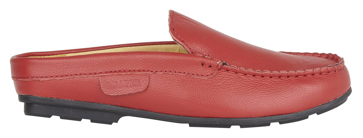 Womens Red Driving Shoes | Suede Leather Driving Loafers | Drapers